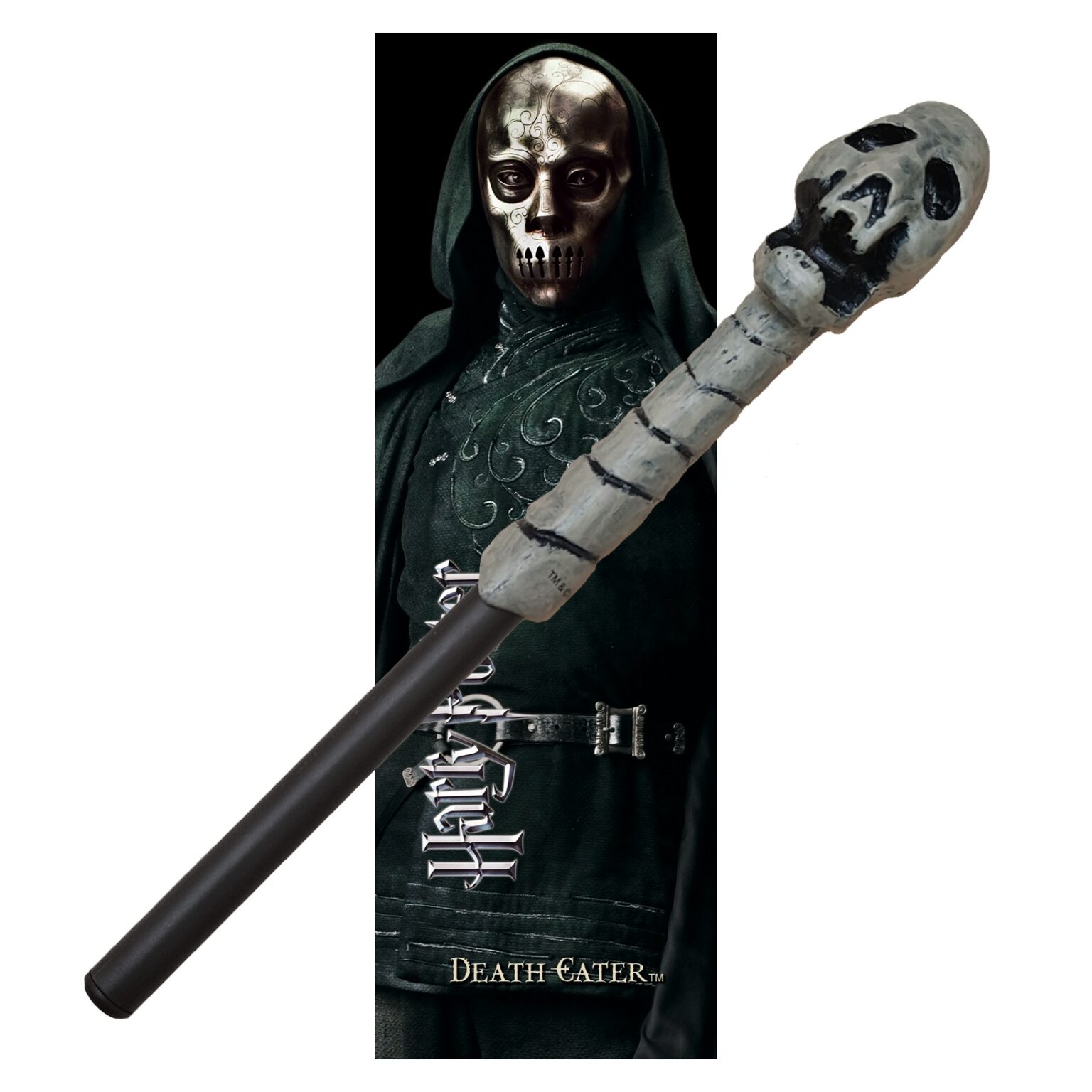 Harry Potter – Death Eater Wand Pen and Bookmark – Skull – Comic Warehouse